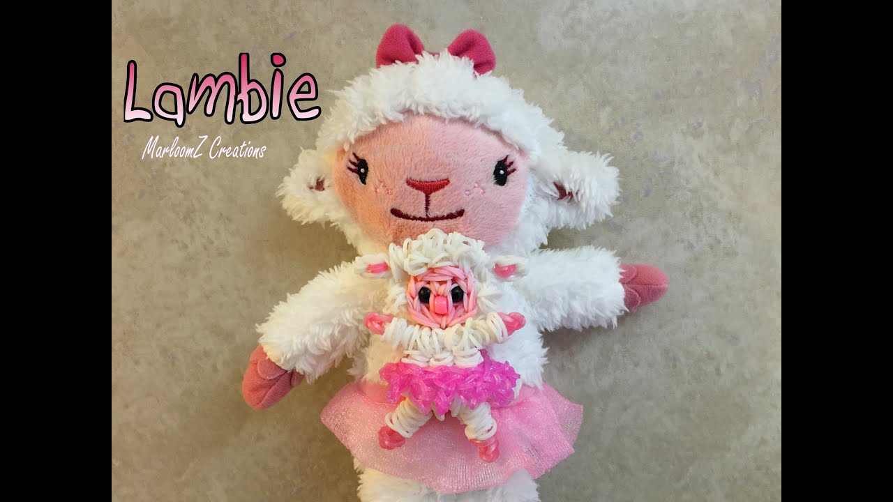 Rainbow Loom Lambie ( Doc McStuffins ) Loom Bands - YouTube