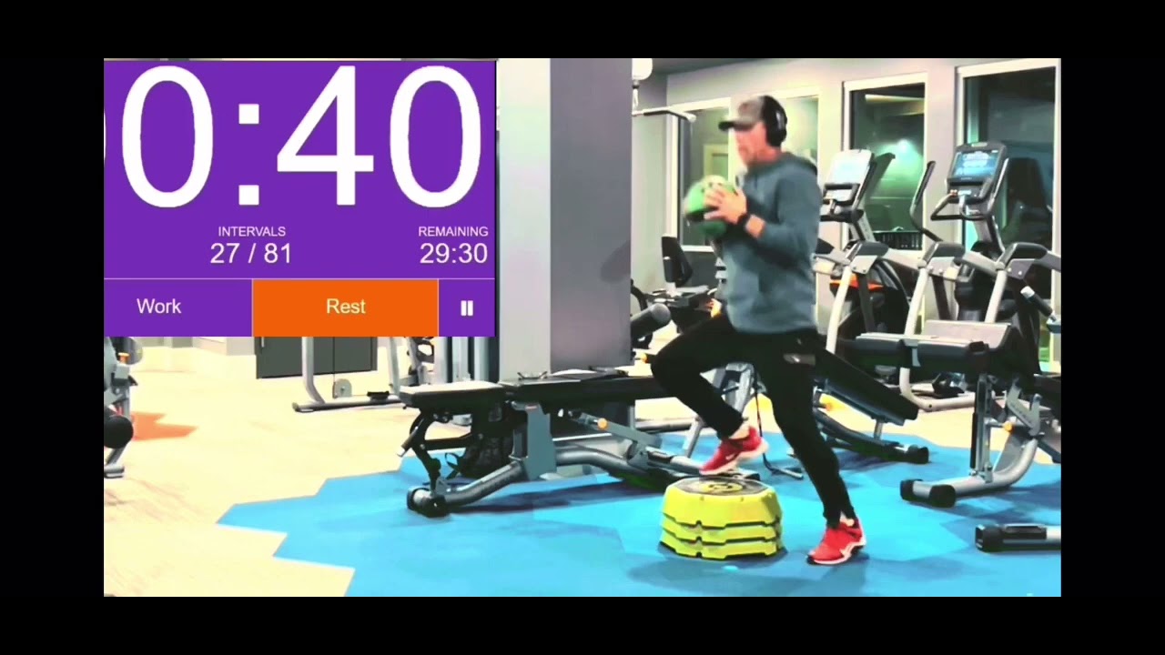 Box - Step Downs / with Med Ball Forward Press. - YouTube