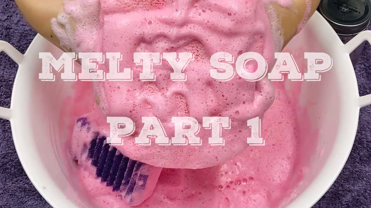 ASMR Sponge Squeeze 157.Melty Soap Part 1 - YouTube