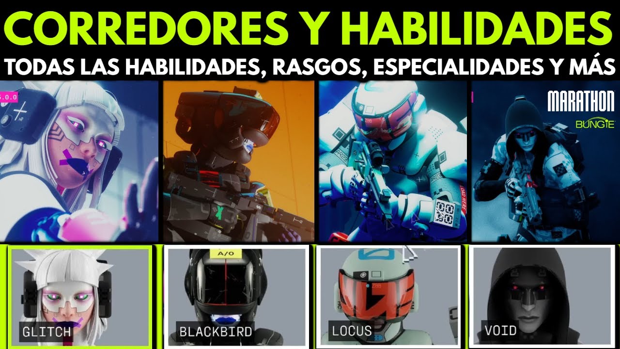 MARATHON: Corredores y Habilidades - Rasgos, Especialidades y Más ...