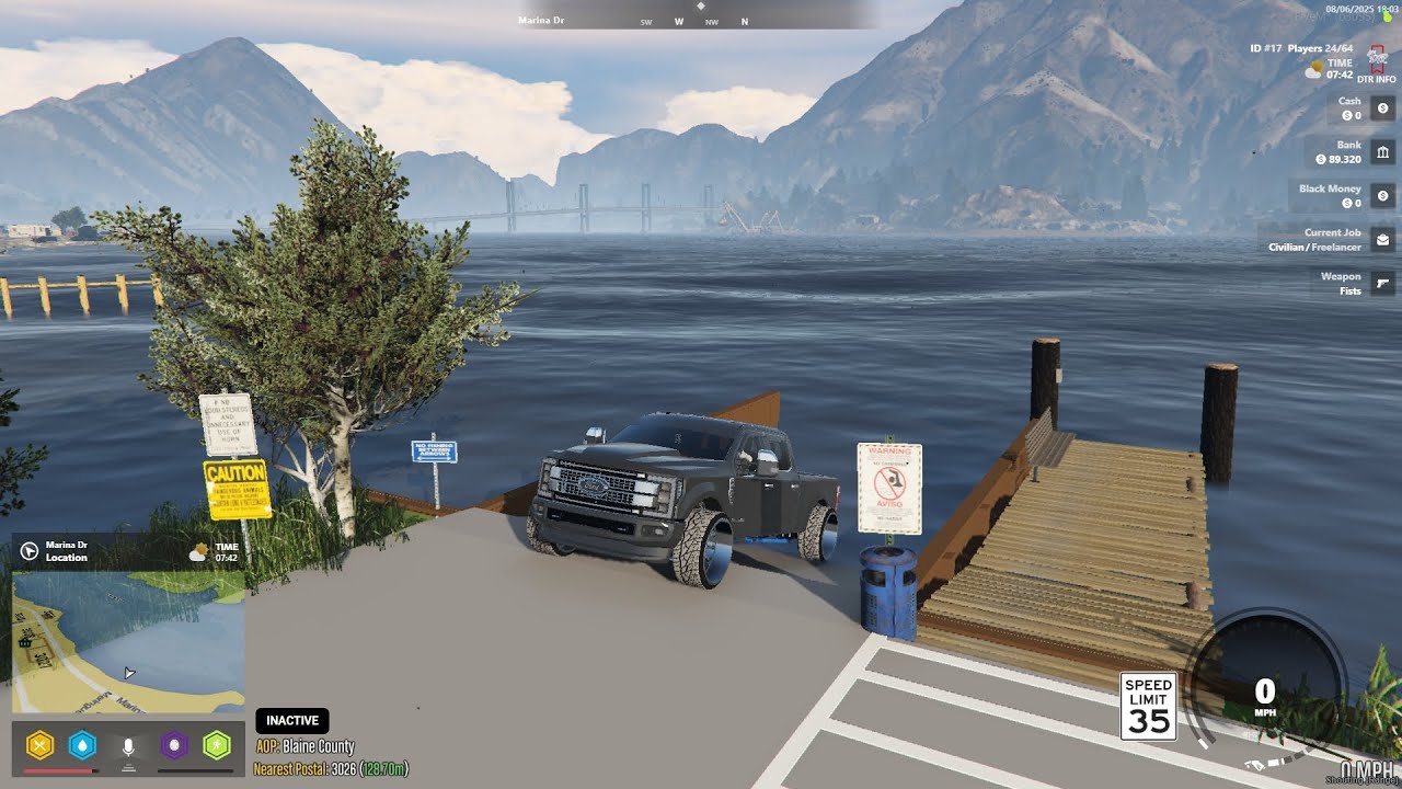 working on the oil rig FiveM DownTown Royalty Roleplay - YouTube