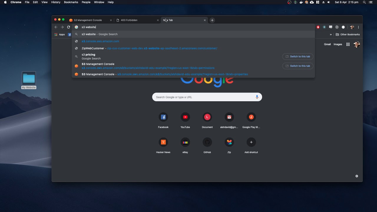 Free web hosting using Amazon's AWS S3 - YouTube