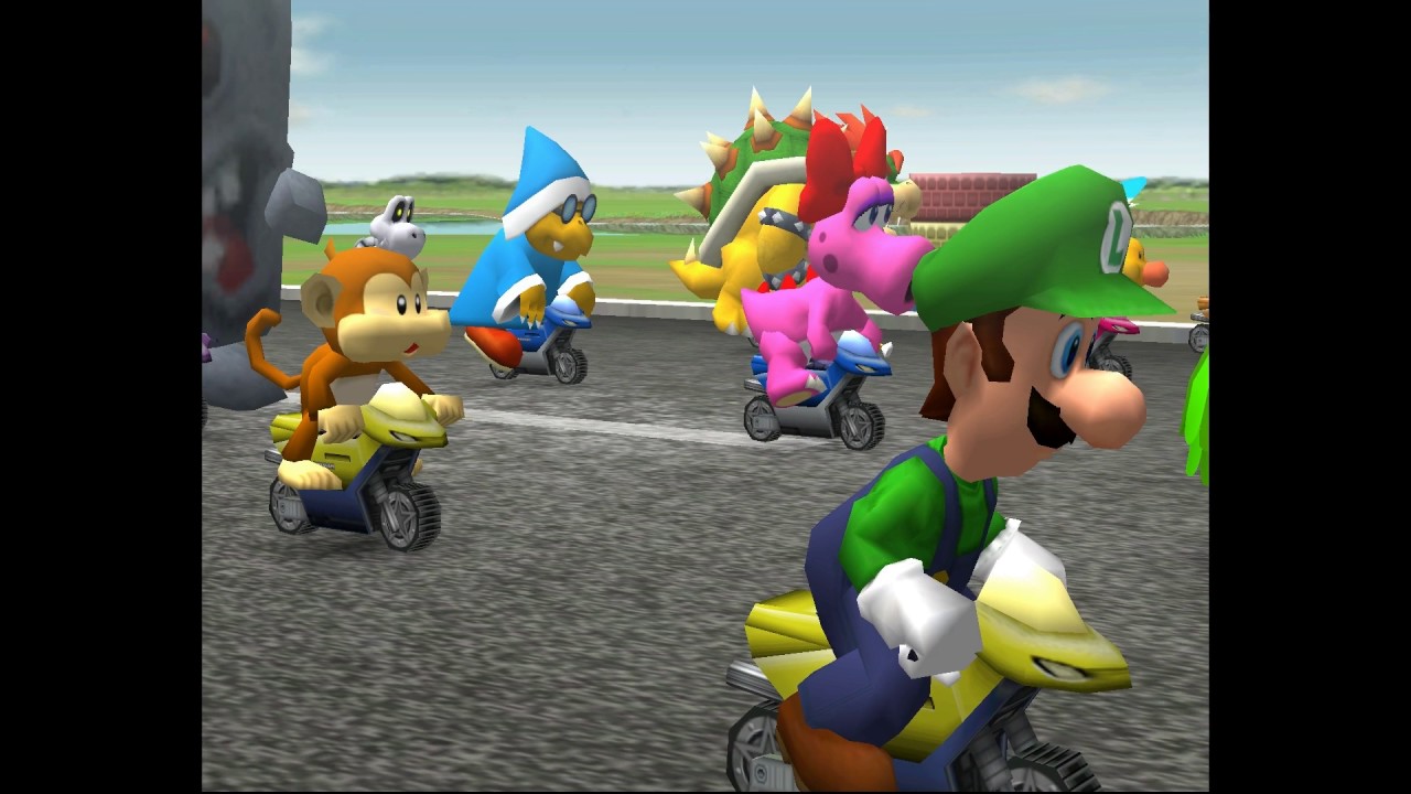 Mario Party 8 minigame: Moped Mayhem Course 3 - YouTube