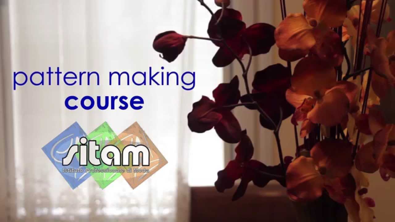 Pattern making and sew, on-line school Sitam - YouTube