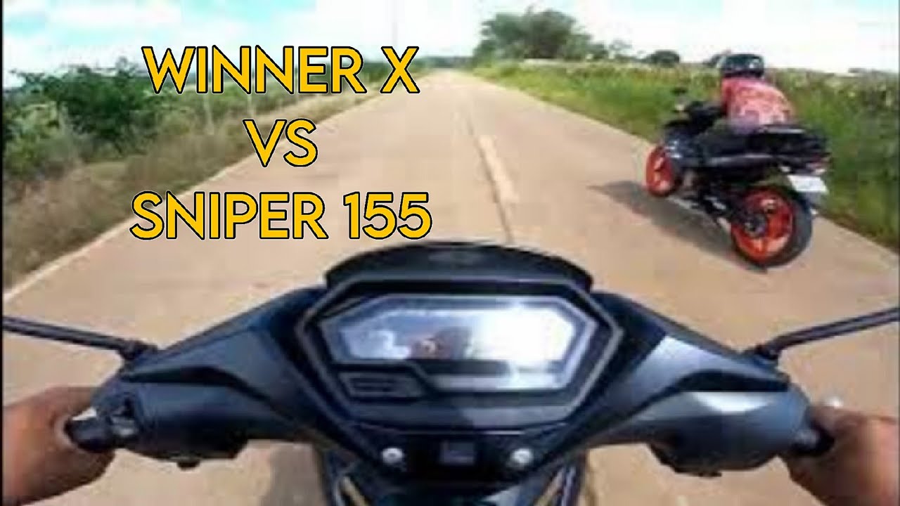 winner X vs Sniper 155 - YouTube
