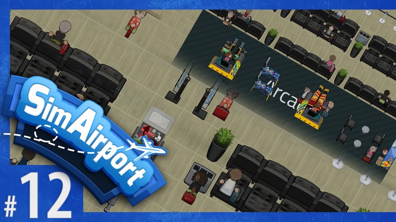 Arcade Lounge & Digital Ads - Sim Airport - YouTube