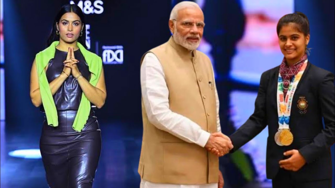 Manu Bhaker wins India's first medal 🥉 | Manu Bhaker Ramp walk at Lakme ...