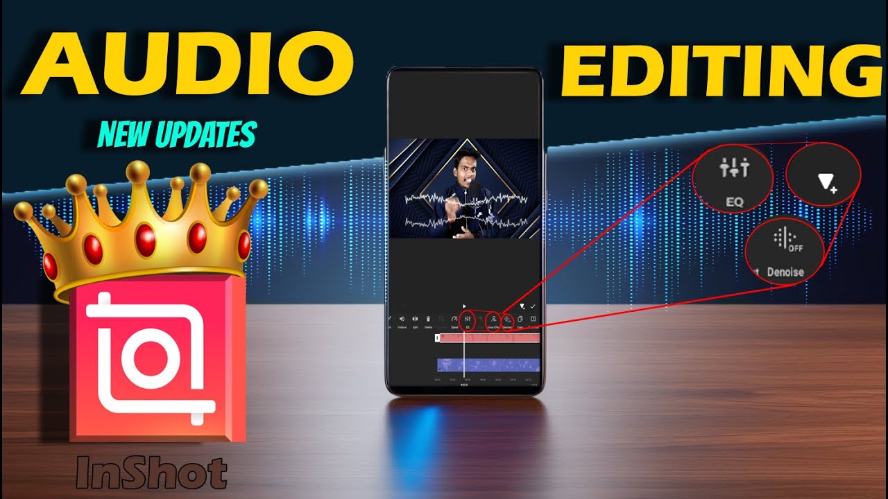 InShot Audio editing 2025 | Keyframe Volume, Noise Reduction, Voice ...