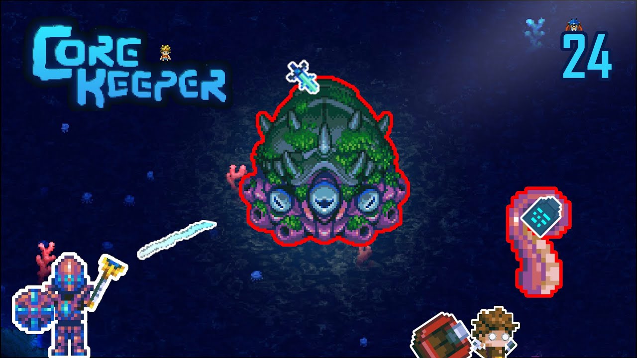 Der Kampf gegen den Meerestitanen Omoroth | Core Keeper 24 | First ...