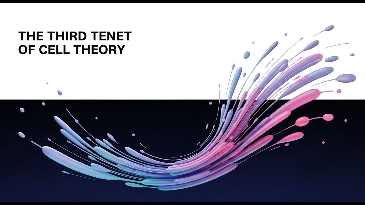 The Third Tenet Of Cell Theory How Cells Originate From Pre Existing 7997