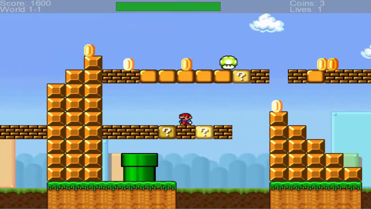 Super Mario 2011 - полная версия dgr super mario maker 2 nintendo - YouTube