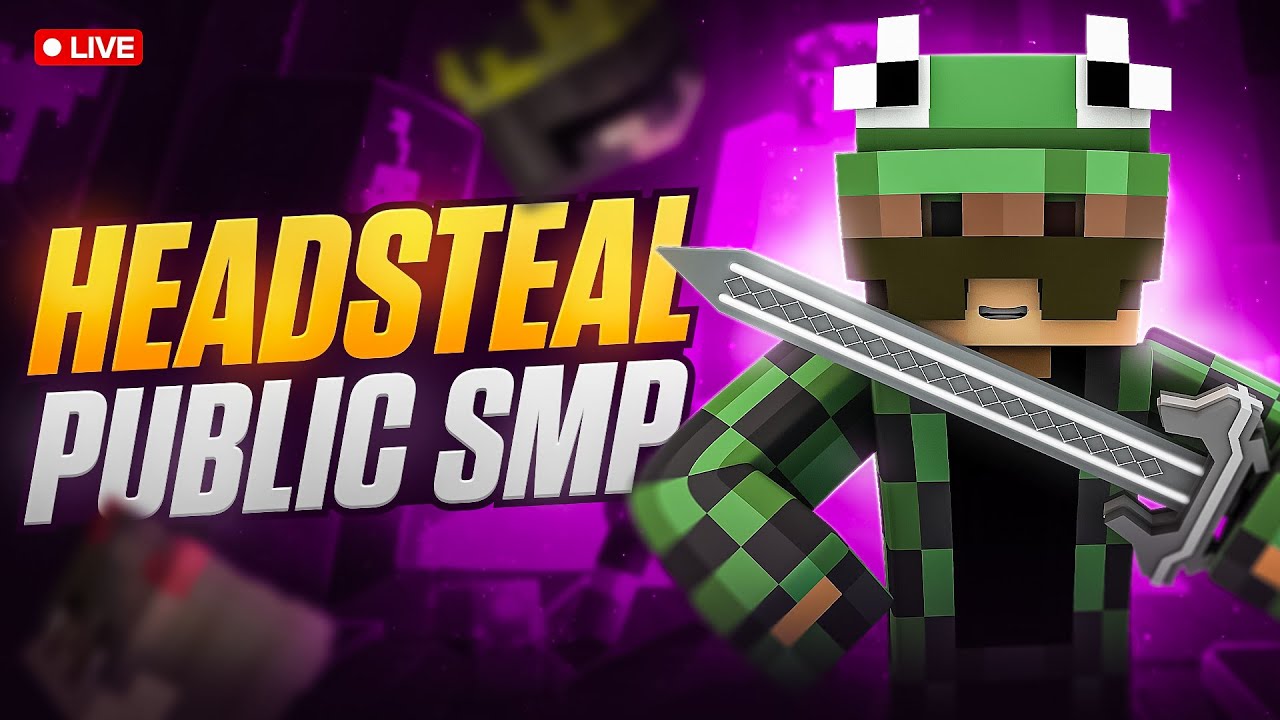 🔴 Minecraft Live Stream || THUNDER SMP x HaxMC - HEADSTEAL SMP S1 ...