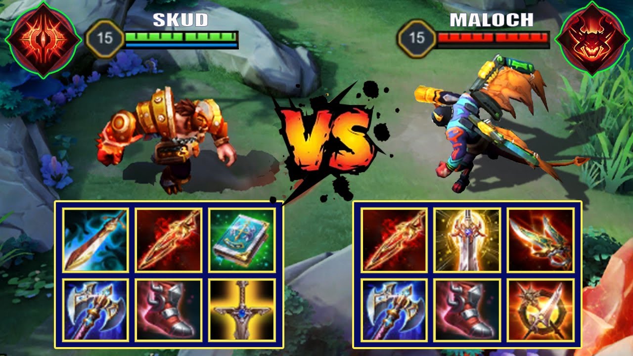 SKUD FULL PHÉP vs MALOCH FULL DAME | FULL BUILD FIGHT | Liên Quân ...