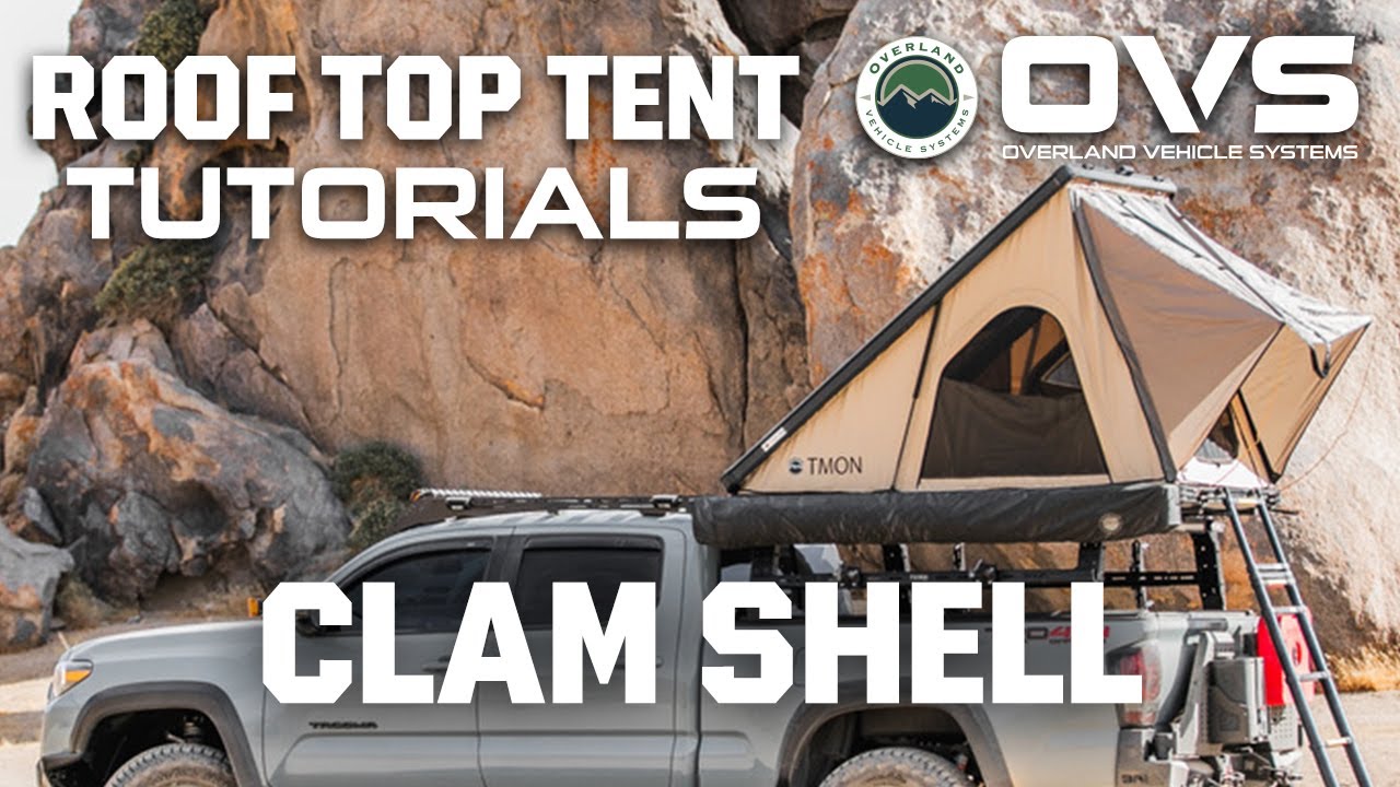 How to Open & Close a Roof Top Tent: Clam Shell - YouTube