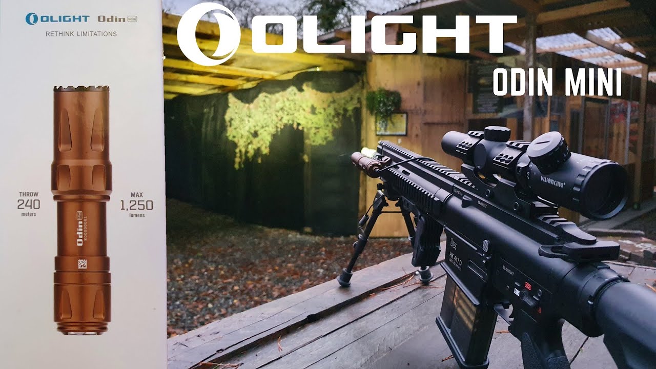 OLIGHT ODIN MINI - TACTICAL RIFLE FLASHLIGHT REVIEW - YouTube