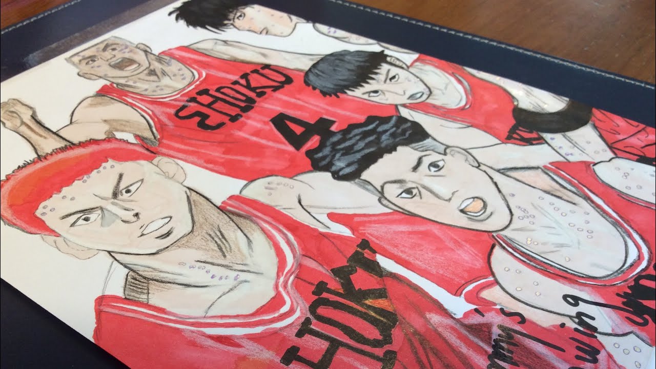 Drawing the first slam dunk |Timmy’s drawing - YouTube