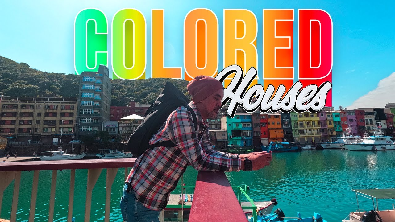 These COLORED Houses of Zhengbin Port in Taiwan will Amaze You! - YouTube