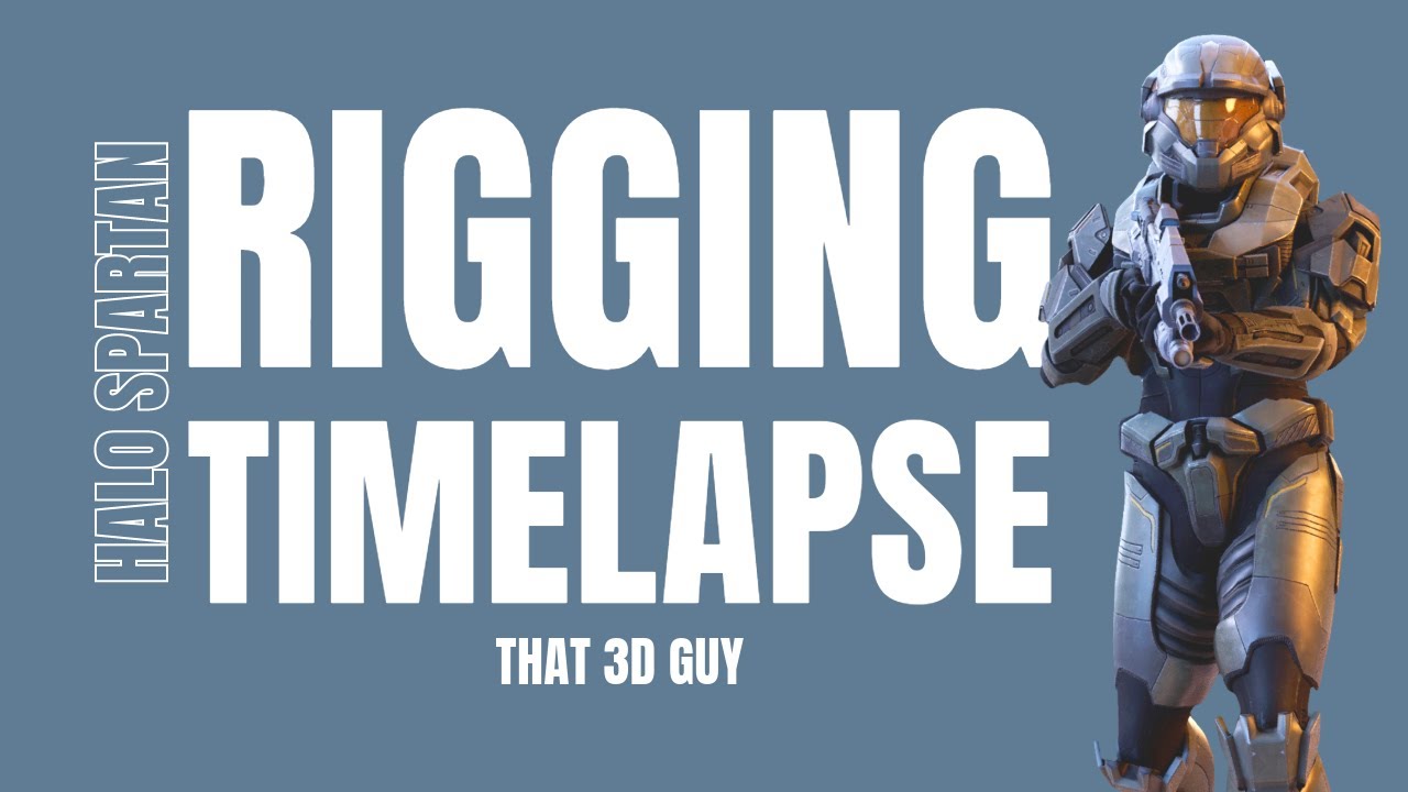 Halo Spartan Rigging Timelapse - Autodesk Maya - YouTube