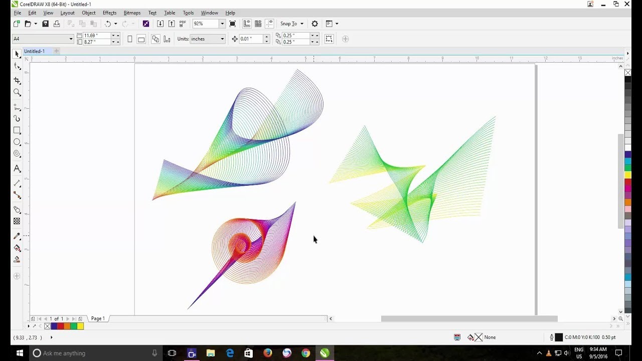 Creative Use of Blend Tool corel effect | CorelDraw in Hindi | - YouTube