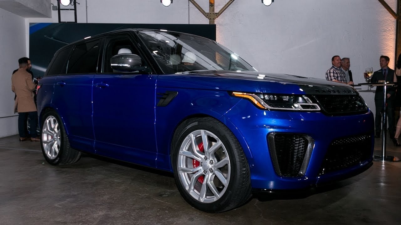 FASCINATING! 2018 RANGE ROVER SPORT SVR TEST DRIVE - YouTube