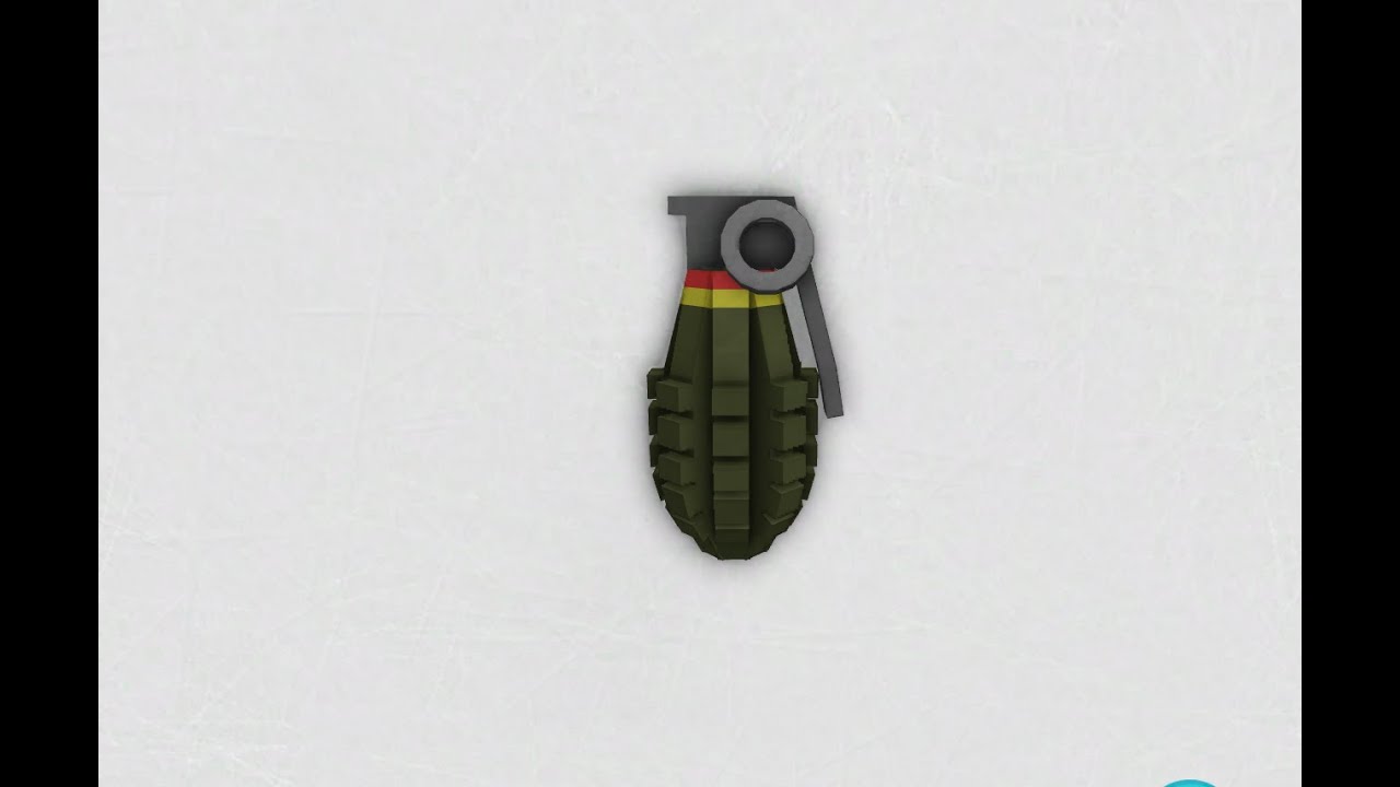 how to make a Mk 2 frag grenade in babft - YouTube
