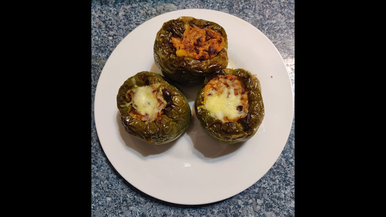 How to Make Easy Stuffed Capsicum | Stuffed Shimla Mirch Recipe - YouTube