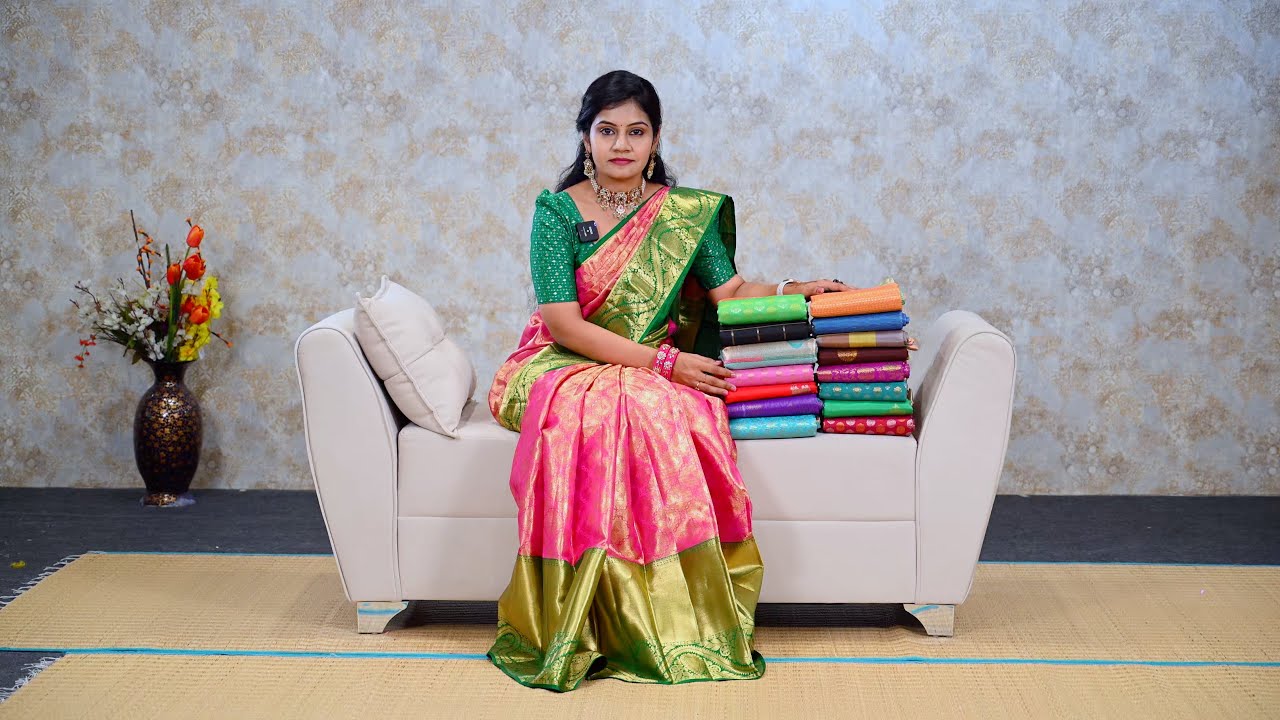Pure Kanjivaram Silk Sarees from Mugdha Silk Saree Shop l Elegance ...