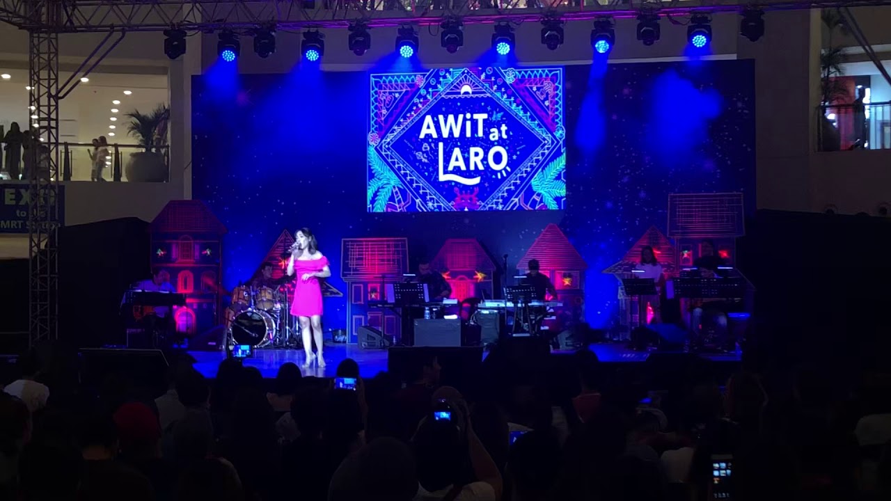 JONA singin "ALL I WANT FOR CHRISTMAS IS YOU" for Awit at laro Mall ...