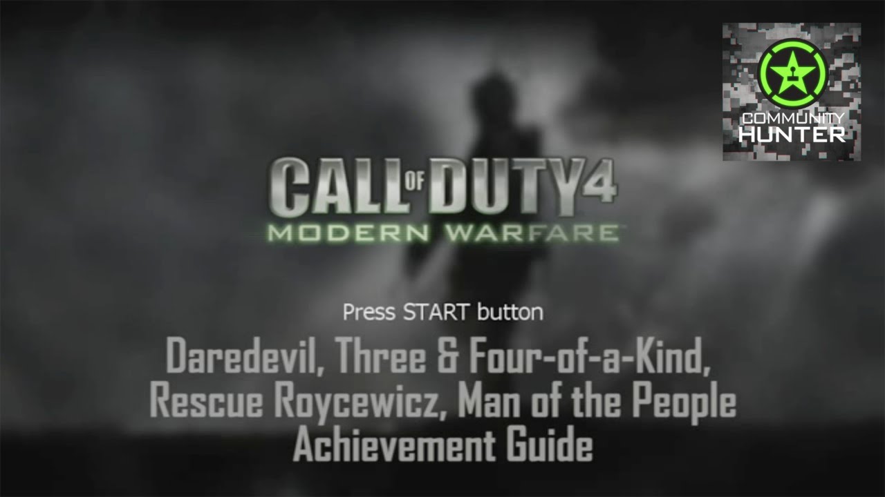 Call of Duty 4: Modern Warfare - 5 Achievements - YouTube