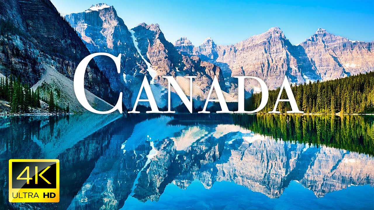 FLYING OVER CANADA (4K UHD) - Relaxing Music With Stunning Beautiful ...