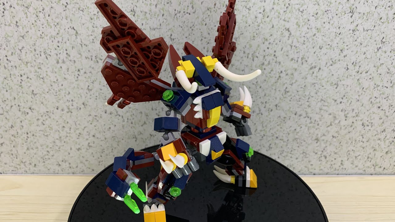 LEGO MECH 31088 + 31102 + 31073 - DEMON DRAGON (TRANSFORM) - YouTube