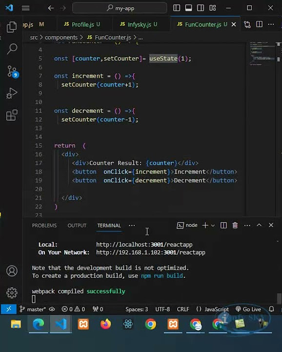 Usestate In A Functional Component In React Reactjs Shorts Short Viral Code Coding