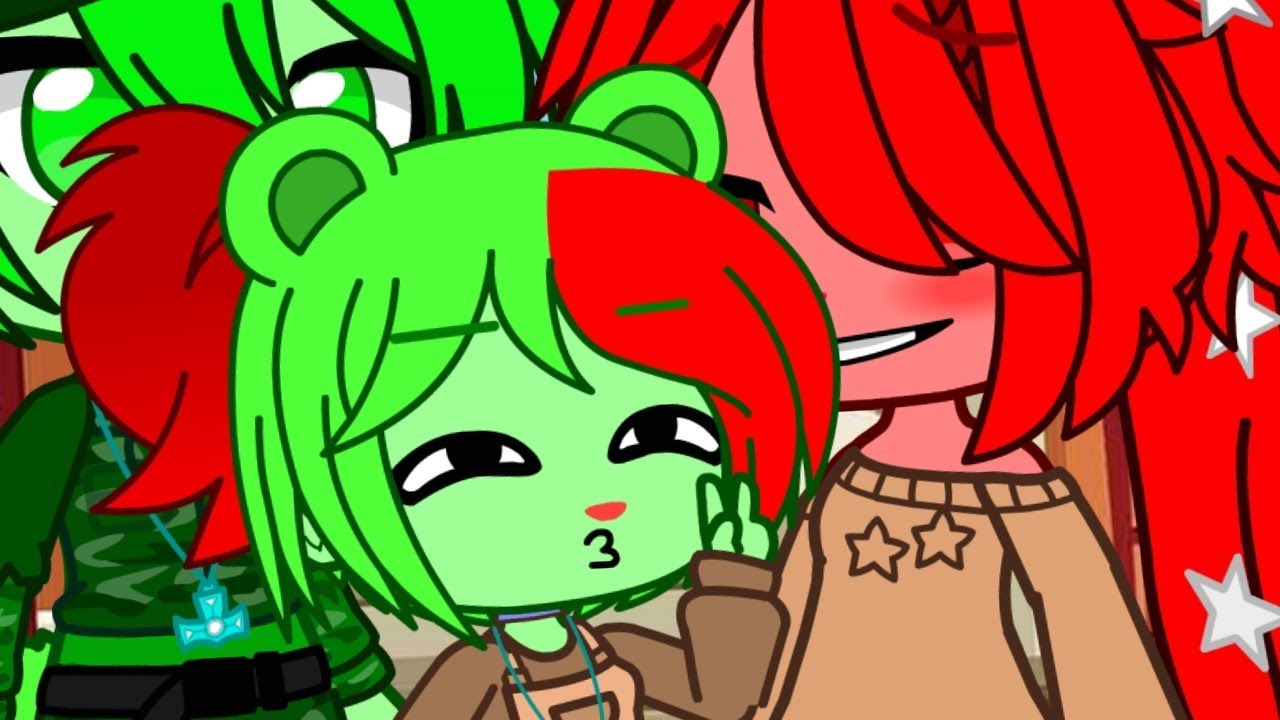 ¶∆¶ Flippy x flaky || HTF || Gacha club ¶∆¶ - YouTube