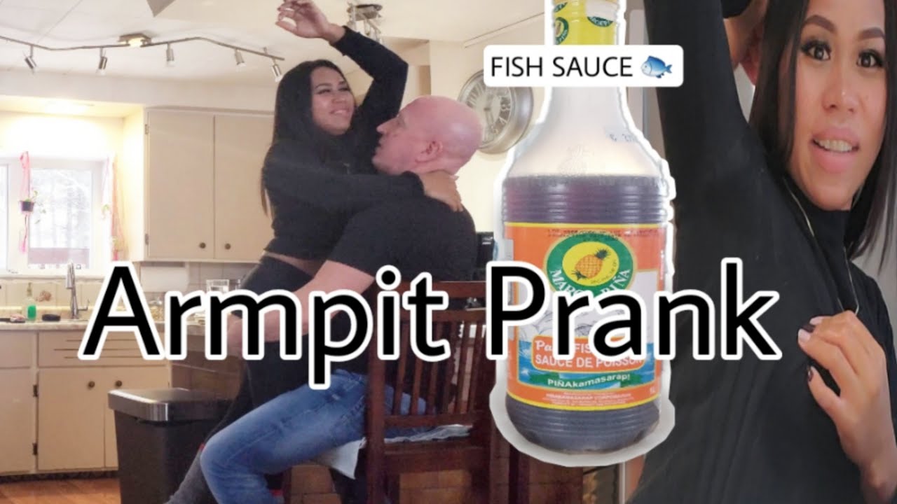 ARMPIT PRANK TO MY CANADIAN HUSBAND ,SMILLEY FISH SAUCE 🐟 🤣 # ...