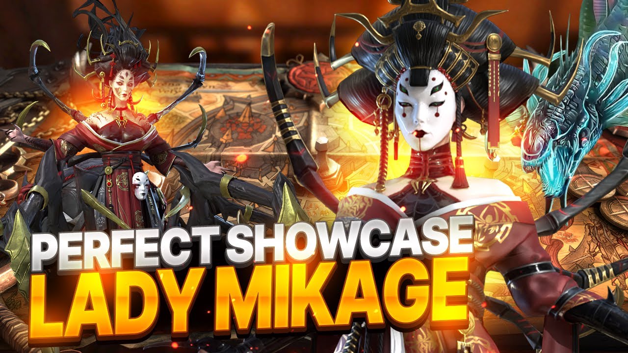 PERFECT SHOWCASE｜LADY MIKAGE IN 3 BUILDS!| Raid: Shadow Legends | - YouTube