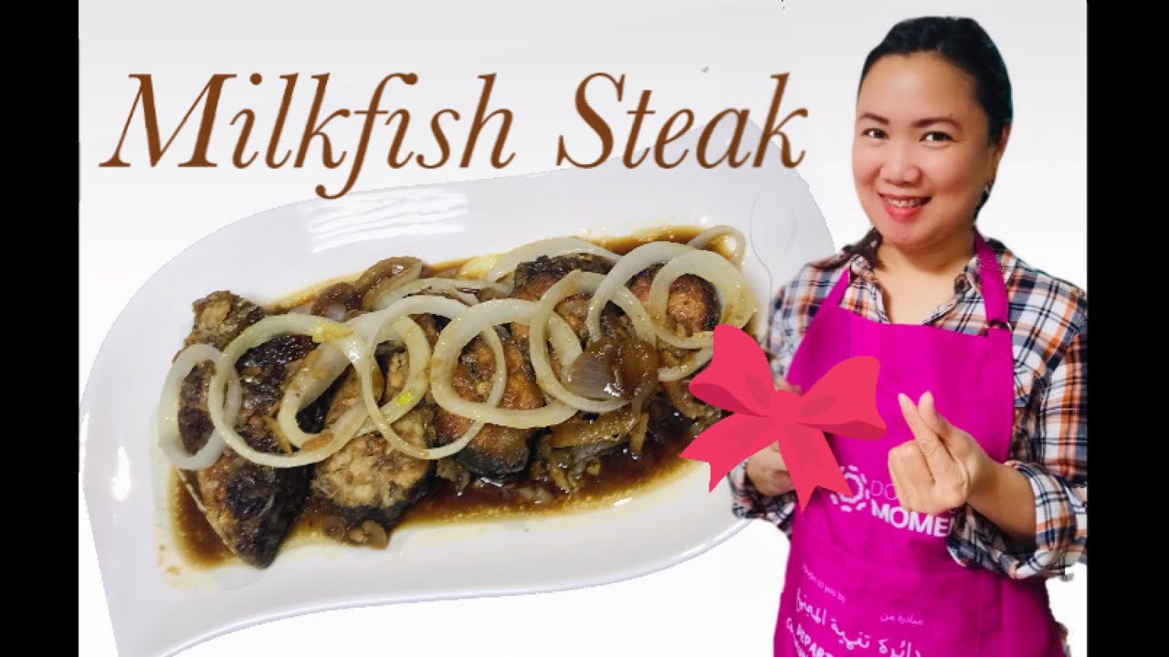 How to cook Milkfish Steak || Bangus Steak - YouTube