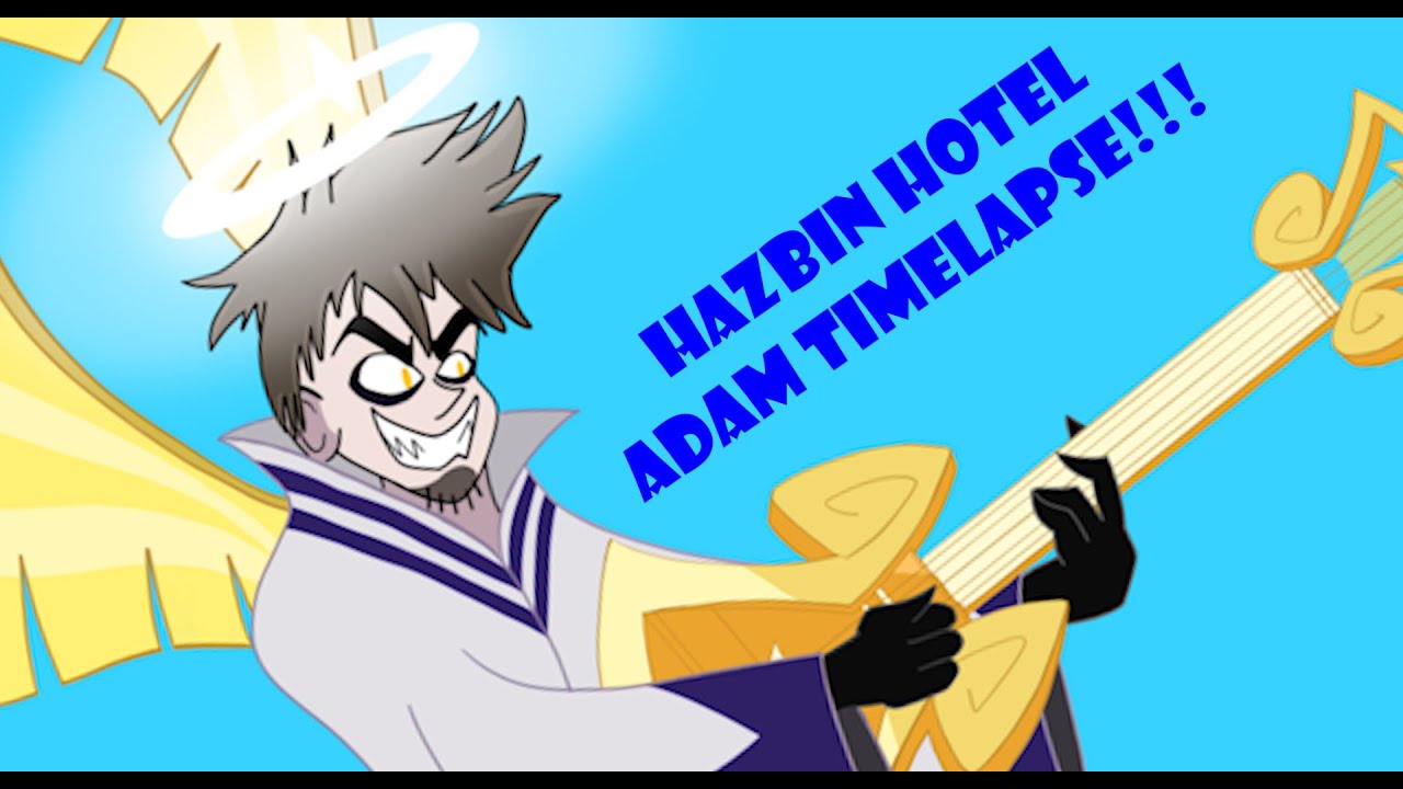 Hazbin Hotel - Adam Drawing Timelapse (Short Version REUPLOADED) - YouTube
