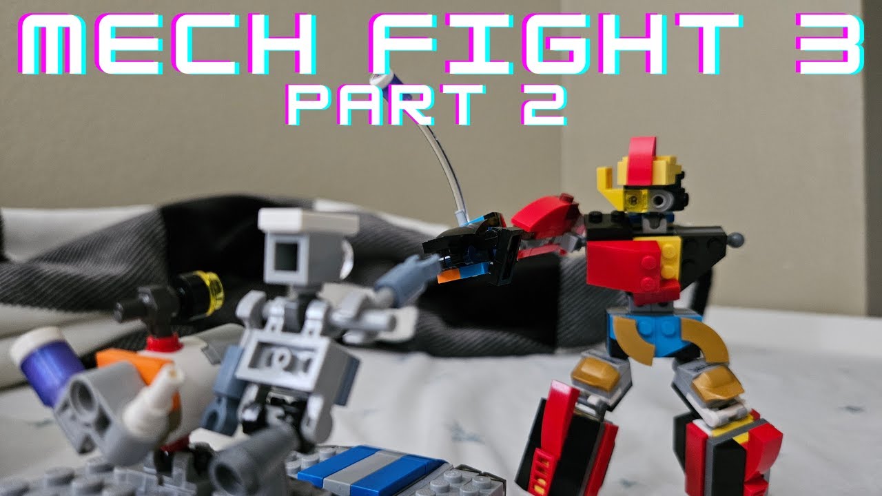 MECH FIGHT 3 PART 2 (Lego stop motion) - YouTube
