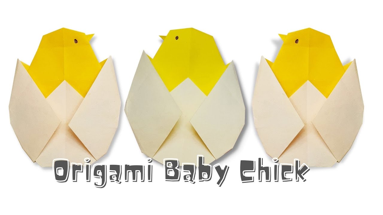 Easy Origami Baby Chick Tutorial - YouTube