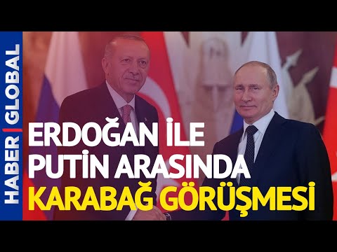 Cumhurbaşkanı Erdoğan İle Putin Arasında Karabağ Görüşmesi