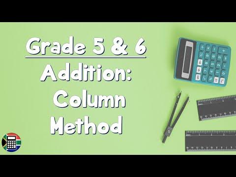 Addition: Column Method - YouTube