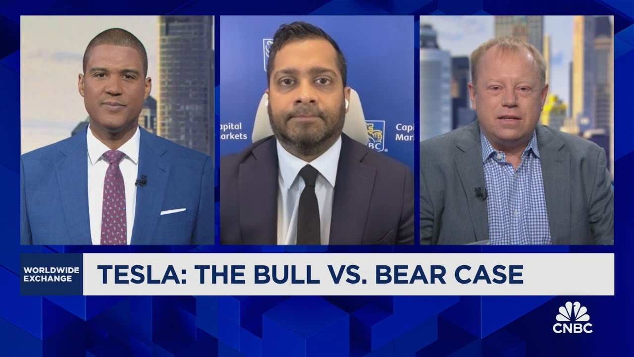Two analysts debate the bull and bear cases for Tesla - YouTube
