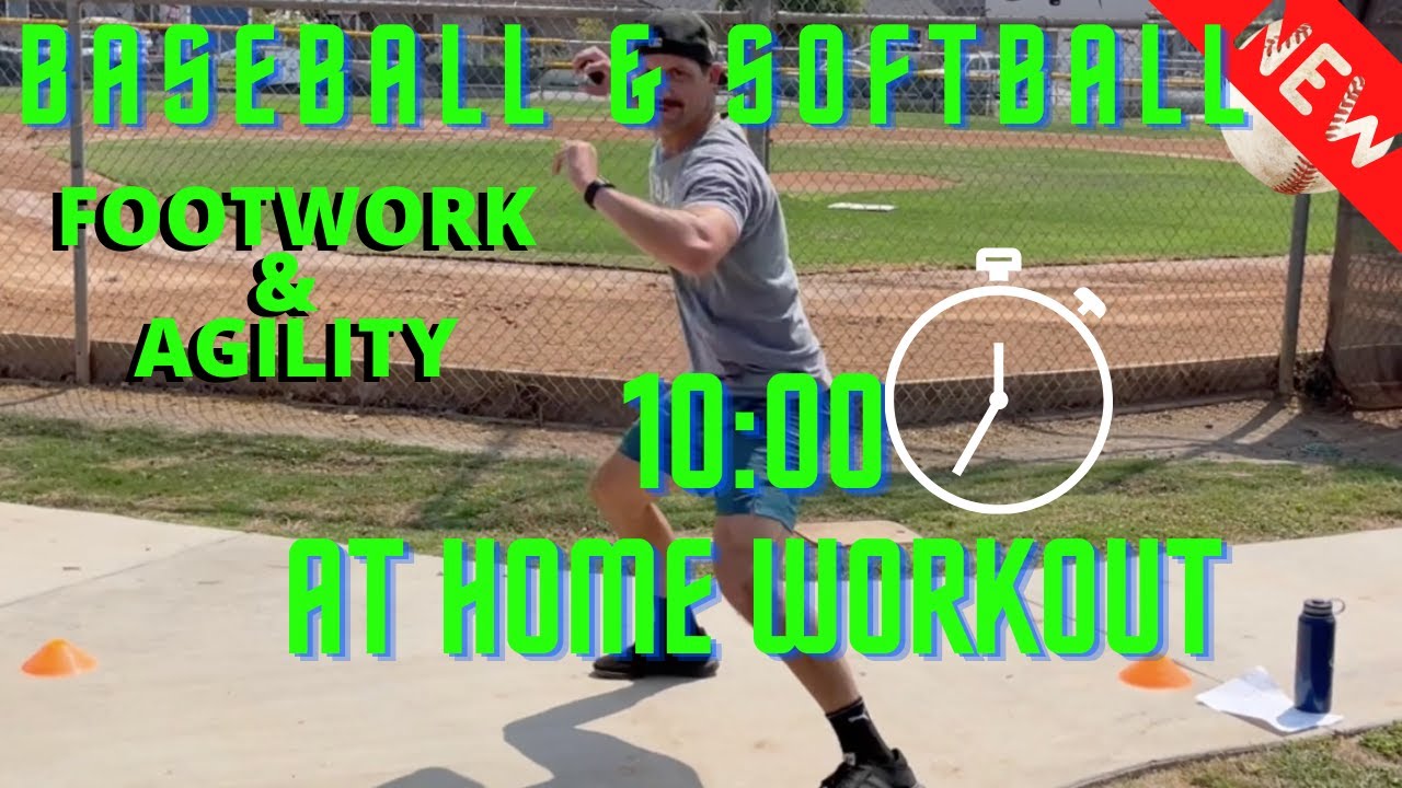 10 Min. (At Home) Baseball and Softball Workout. Follow Along Youth ...