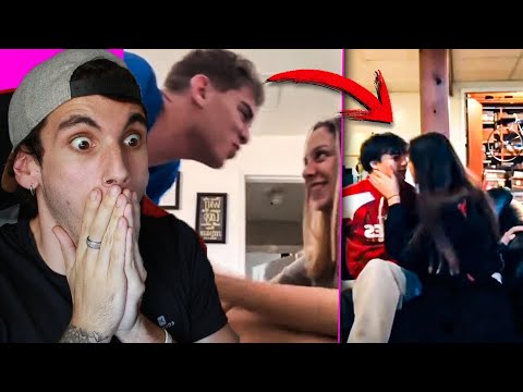 intenta BESAR a su MEJOR AMIGA y paso ESTO... - YouTube