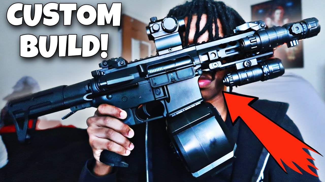 I ADDED NEW ATTACHMENTS TO MY M4A1 GEL BLASTER😱 |M4A1 CUSTOM BUILD ...