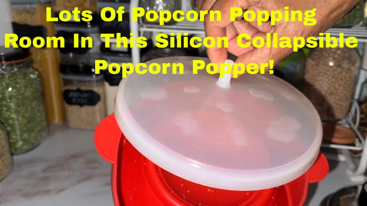 Housewares Solutions Silicone Collapsible Popcorn Popper Perfect For ...