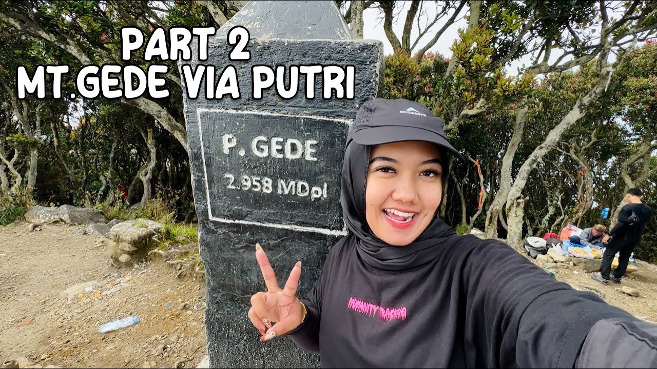 PERGI KE PUNCAK SENDIRIAN SAMBIL NAHAN BUANG AIR BESAR || MT.GEDE VIA PUTRI PART2 #SMVLOG39 ...