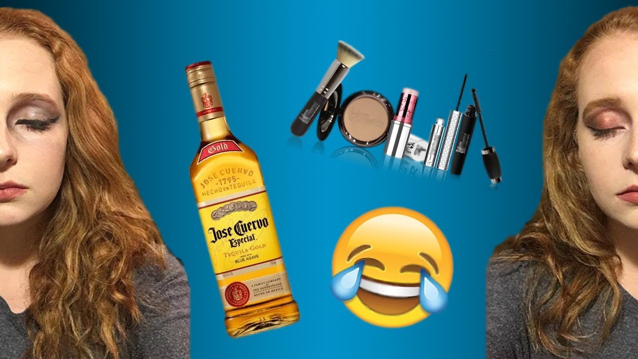DRUNK VS. SOBER MAKEUP CHALLENGE - YouTube