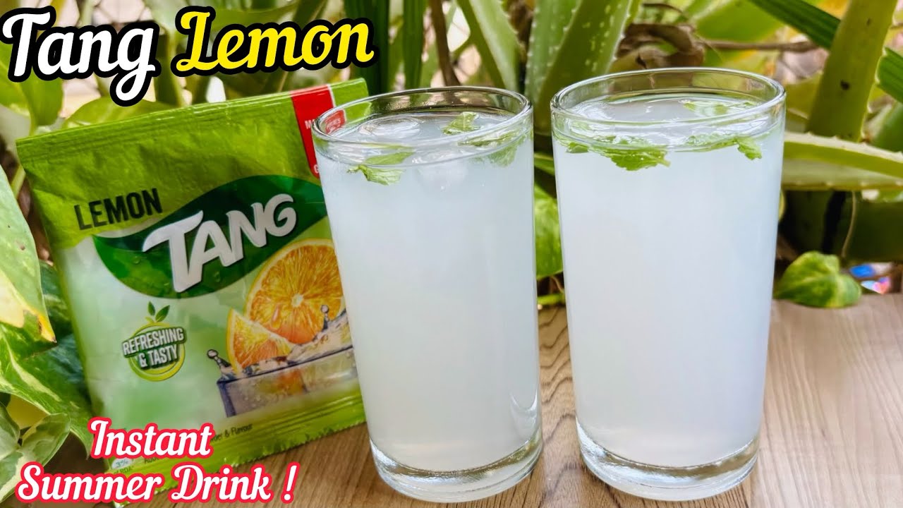 Tang Lemon Juice Recipe | Lemon Tang Recipe | How to make Tang Lemon ...