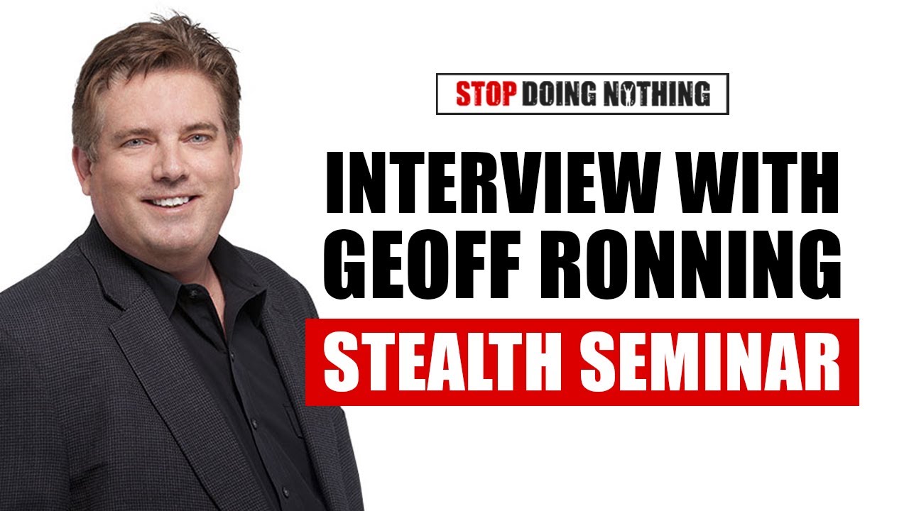 Stealth Seminar: Interview with Geoff Ronning SDN098 - YouTube